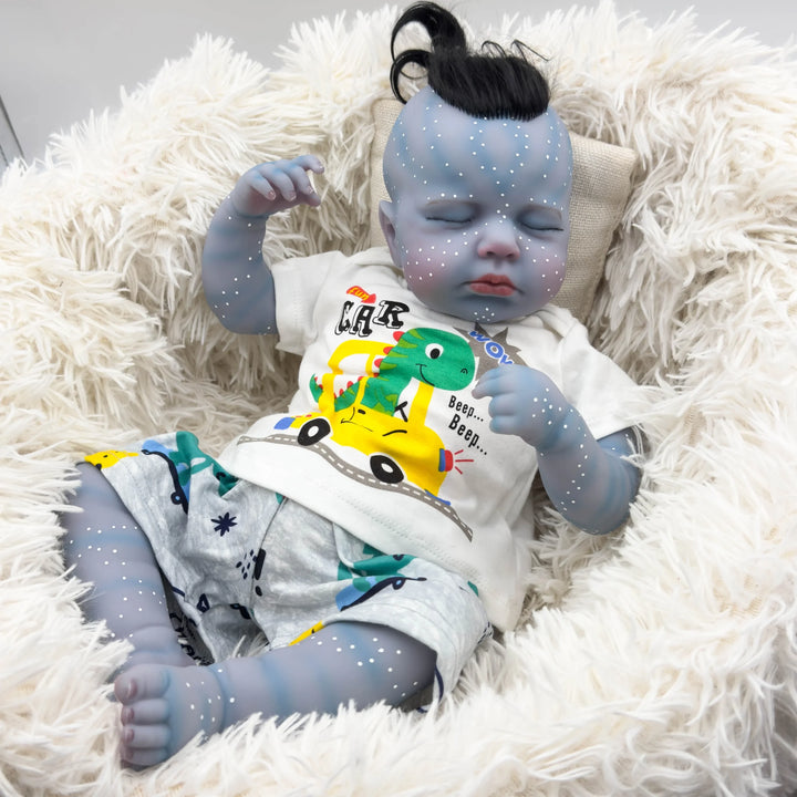 Declan - 19inch Avatar Glow-in-the-Dark Loulou Lifelike Reborn Baby Do ...