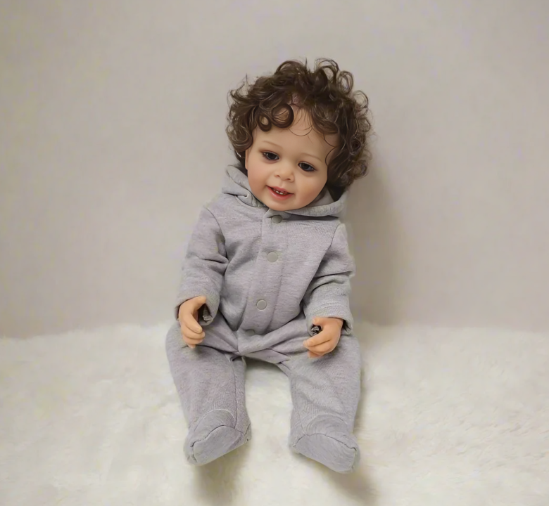 "James" - 22 Inch Soft Reborn Baby Doll Boy Full Vinyl Body – Reborn-Dolls